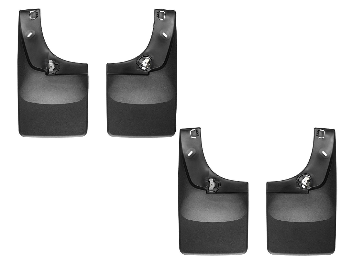 DSI Automotive - WeatherTech - No-Drill Mud Flaps - Front & Rear Set