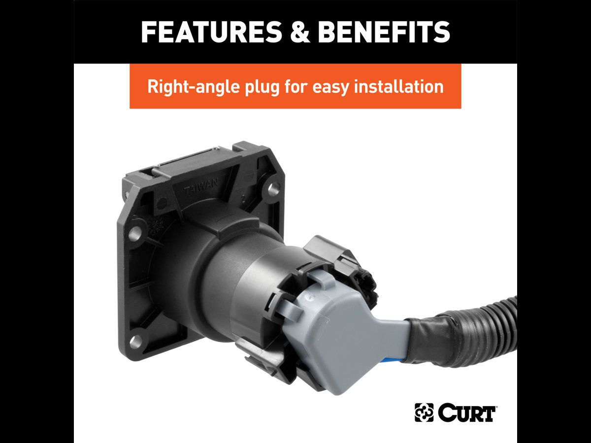 DSI Automotive - Curt 7-Way Extension Harness For 5th Wheel And ...