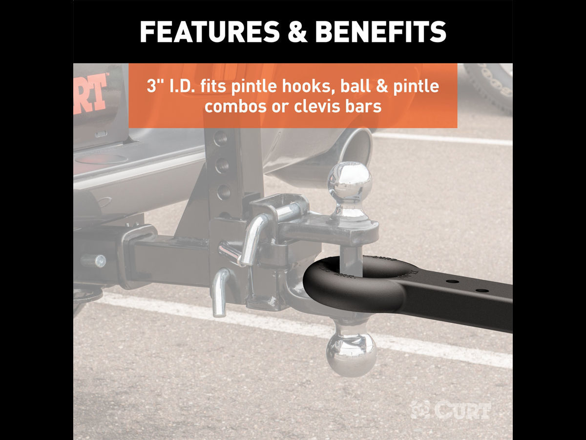 DSI Automotive - Curt Forged Alloy Steel Flat Drawbar - 22000lbs. Gross ...