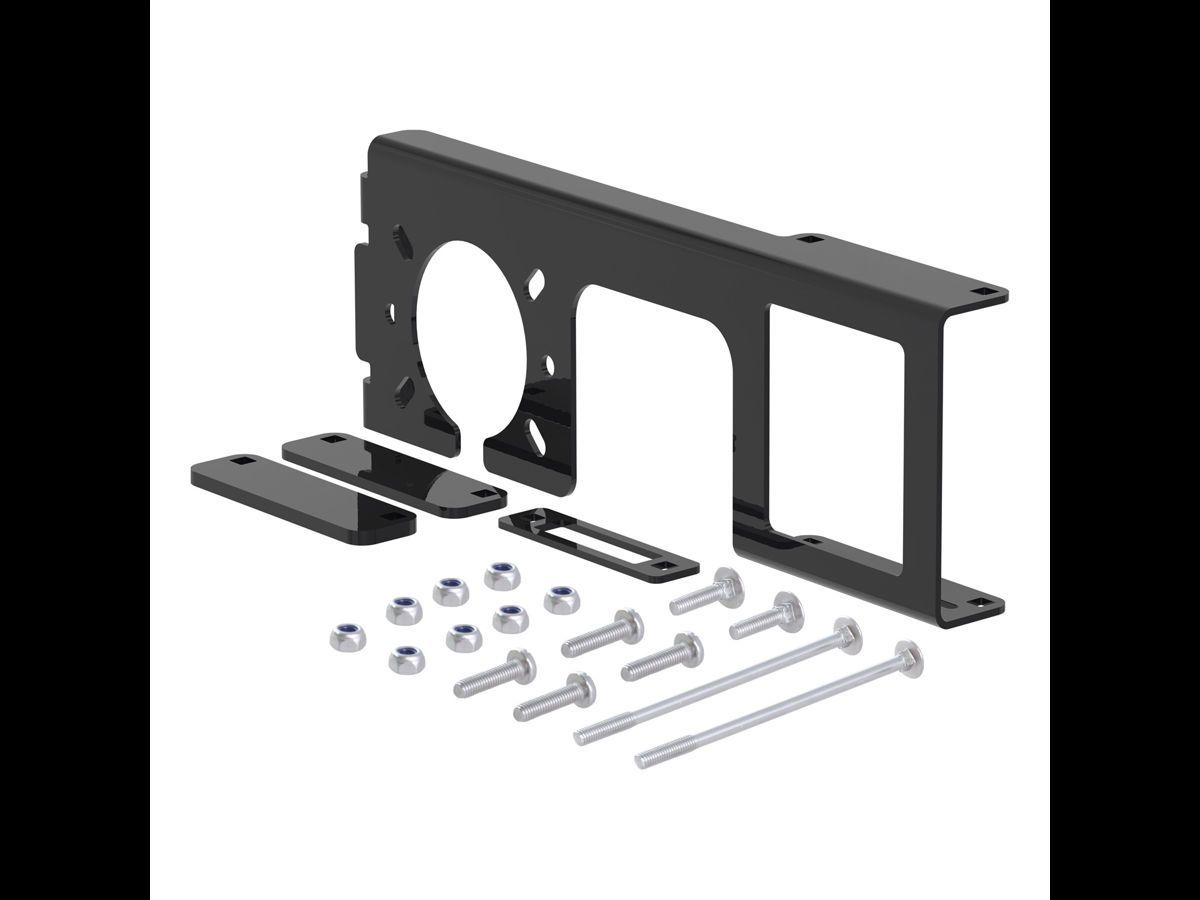 DSI Automotive - Curt Trailer Wire Connector Bracket - For 2 in. Hitch ...
