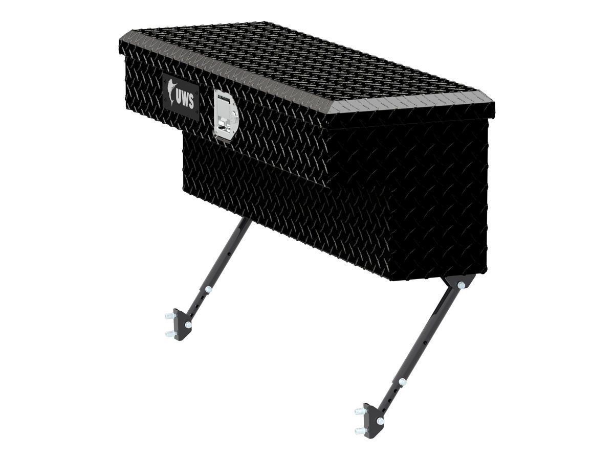 DSI Automotive - Gloss Black Aluminum 36" Truck Side Tool Box with ...